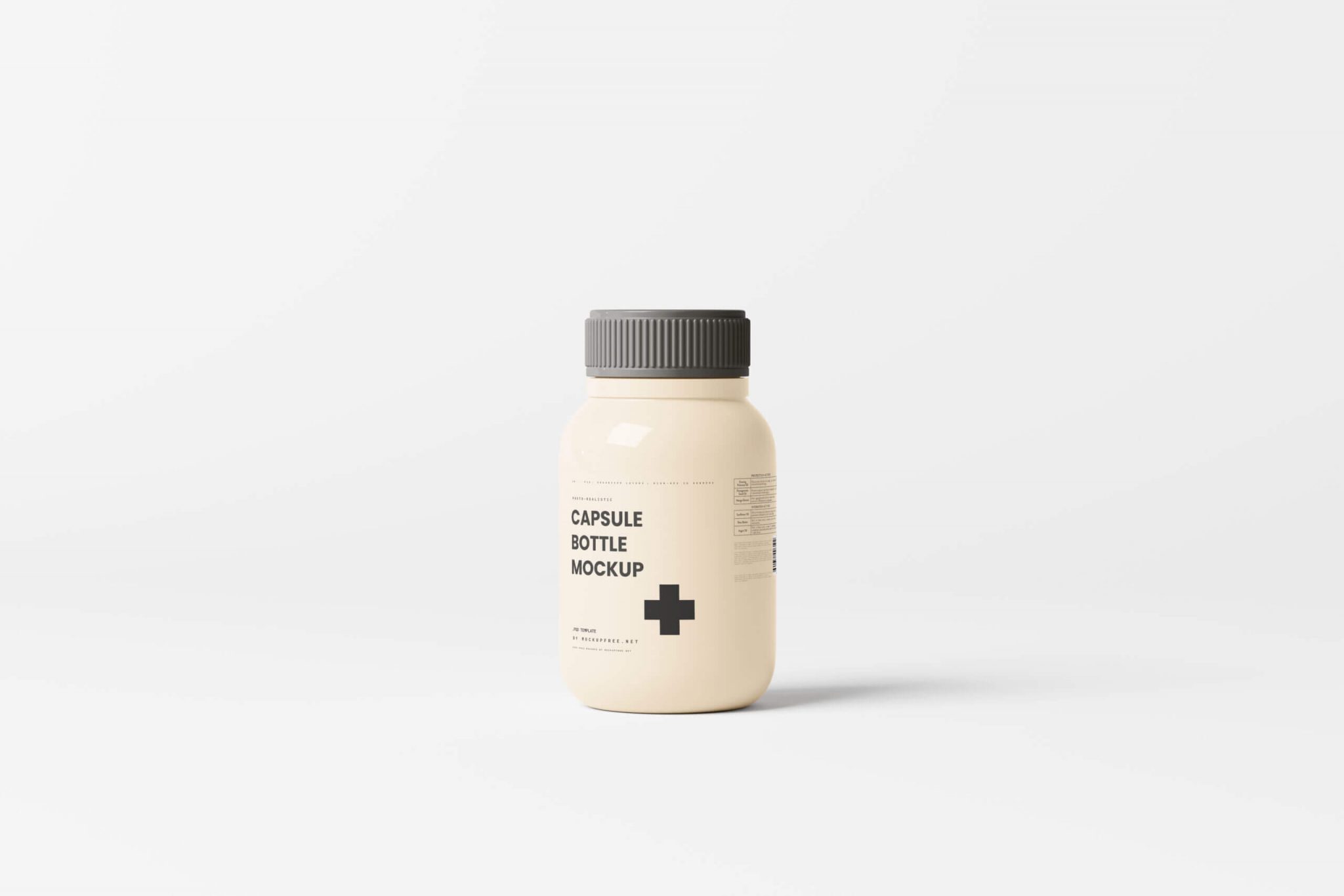 3 Free 12 Free Pill / Capsule Bottle & Packaging Box Mockups set ...