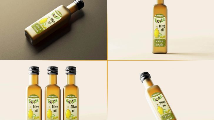 Free Oil Tin Can Mockup set - Free Packaging Mockup