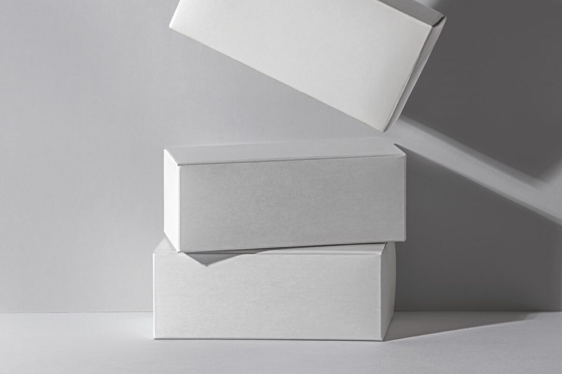 Free Horizonal Product Boxes Presentation Mockup - Free Package Mockup