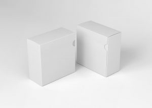 Free Two Square Slide Box Mockup - PacageMockup