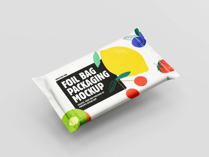 Free Snack Bar Packaging Packet Mockups set - Free PacageMockup