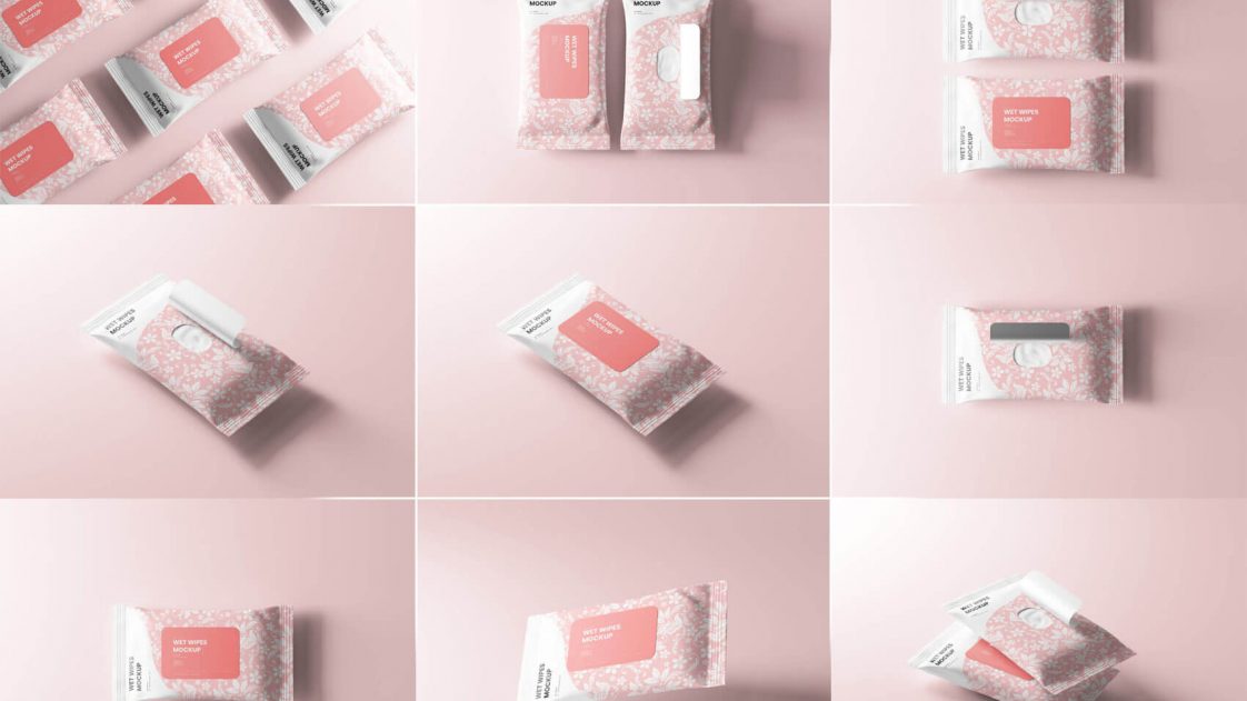 Free Packet Mockup - Free Package Mockups