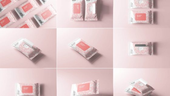 Free Packet Mockup - Free Package Mockups