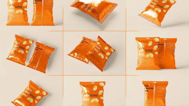 Free Packet Mockup - Free Package Mockups