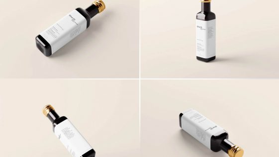 Free Oil Tin Can Mockup set - Free Packaging Mockup