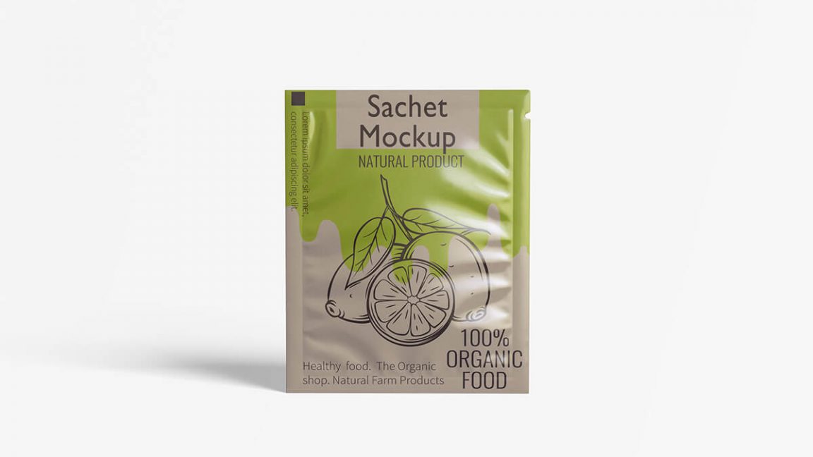 Free Packet Mockup - Free Package Mockups