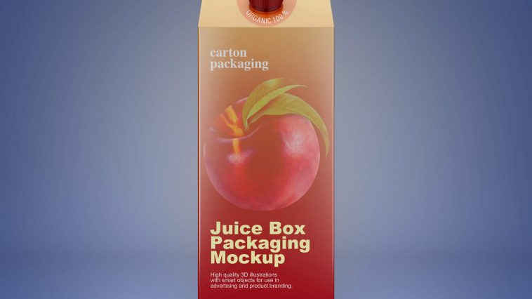Free Juice Tetra Pack Mockup - Free Package Mockups