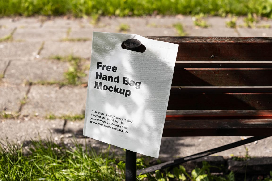 Free Small Eco-Friendly Shopping Carry Bag Mockup - Free Package Mockup