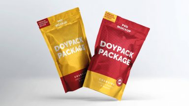 Free Packet Mockup - Free Package Mockups
