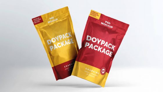 Free Packet Mockup - Free Package Mockups