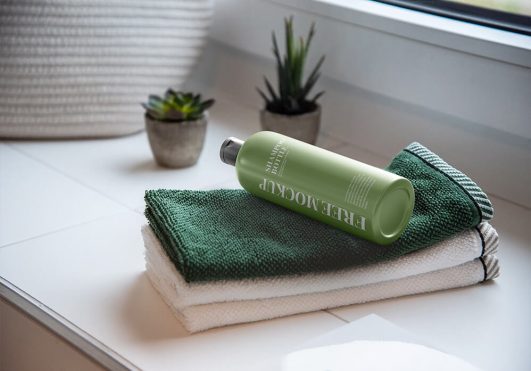 Free Shampoo Bottle Packaging Mockup - Packaging Mockup