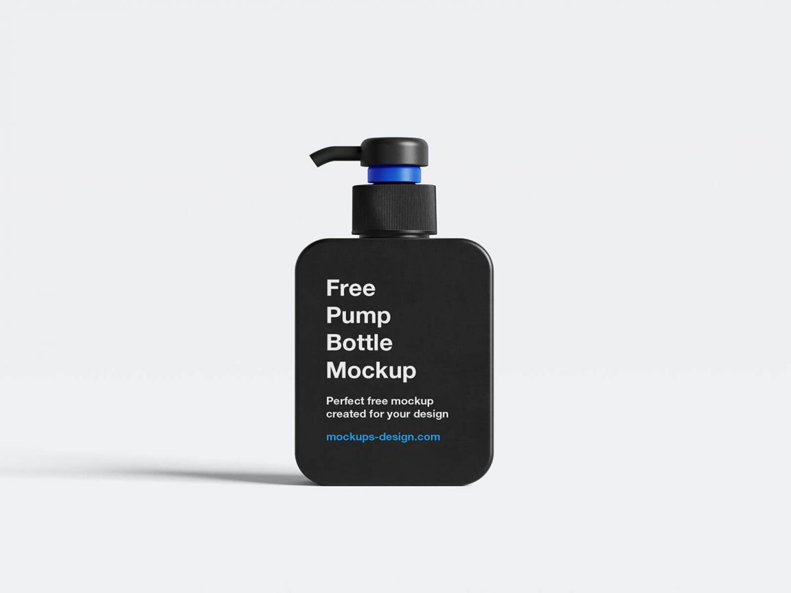 5 Free Rectangle Pump Bottle Dispenser Mockups files - Package Mockups
