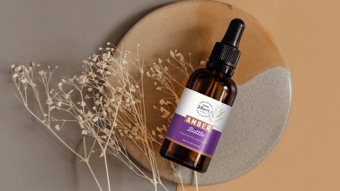 Free Frosted Square Dropper Bottle Mockup - Free Package Mockups