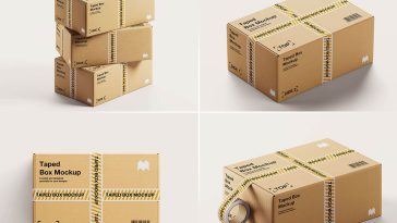 Free High Quality Product Packaging Mockups - Package Mockups