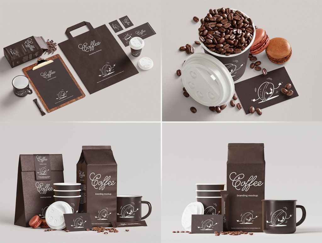 Free Free Matt Sachet Packaging Mockup Grid style - Free Package Mockup