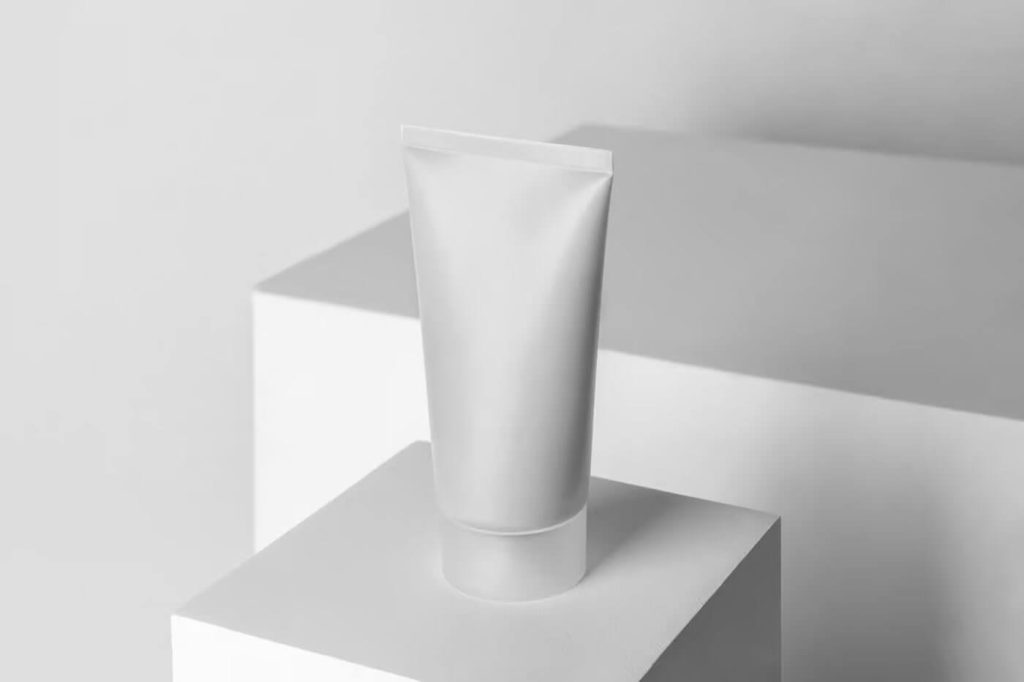 Free Cube Cosmetic Tube Mockup PSD - Free Packaging Mockup