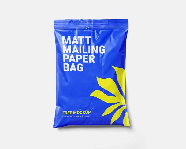 Free Protein Bar Wrapper Mockup set - Free Package Mockup