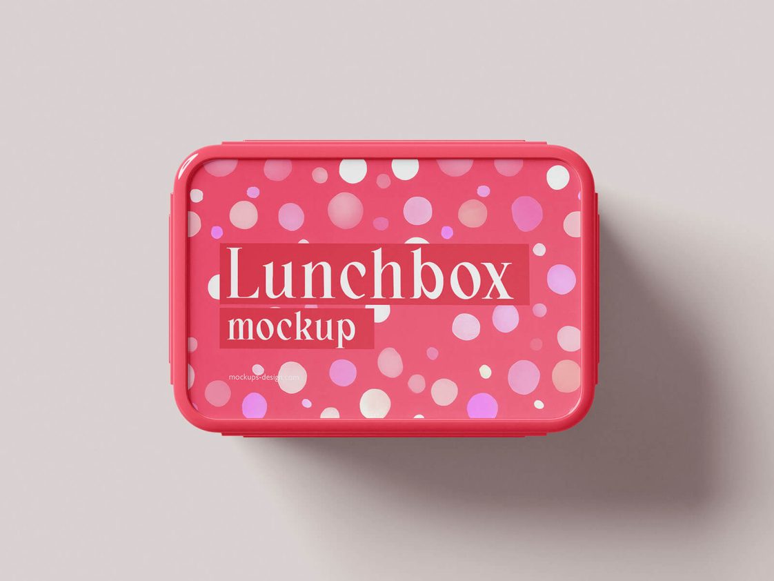 5 Free Plastic Lunch Box Mockup Files - PacageMockup