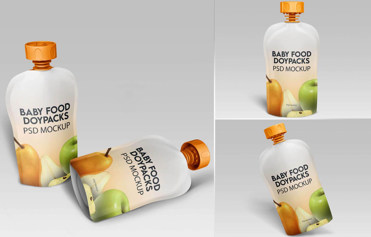 Free Small Pouch Packet Mockup - Free Package Mockup